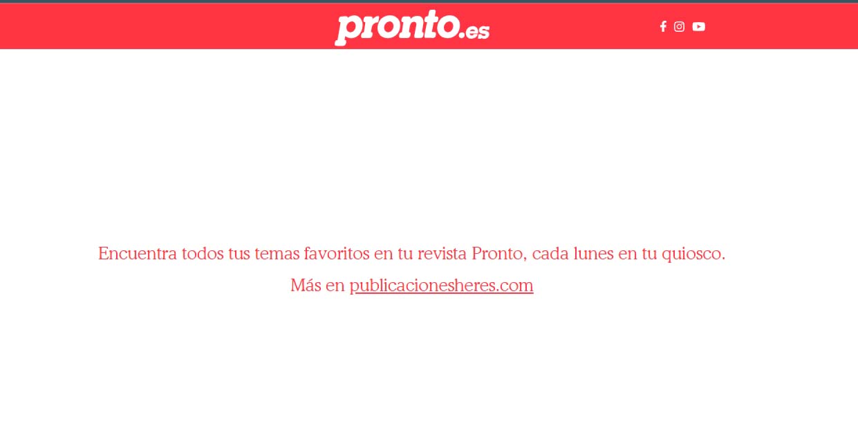 Pronto abandona su web y concentra su estrategia en la edición en papel ...